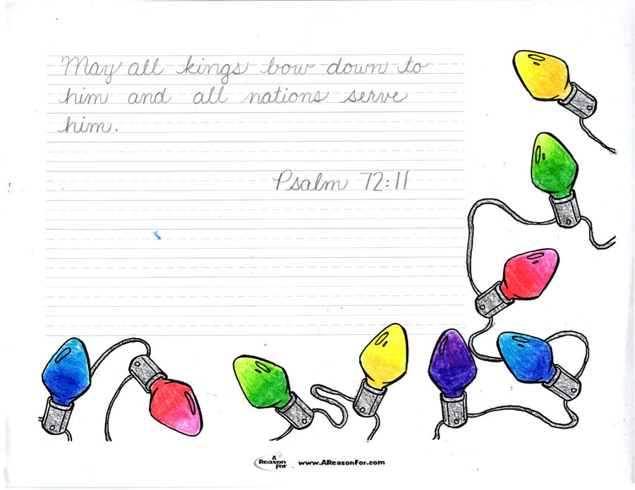 Handwriting Cursive Border Sheets